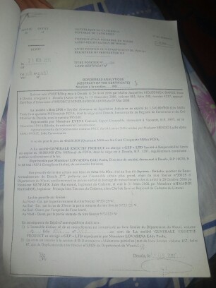 Terrains Vente Terrain 500 m² Ari Yassa au Cameroun - CoinAfrique Cameroun