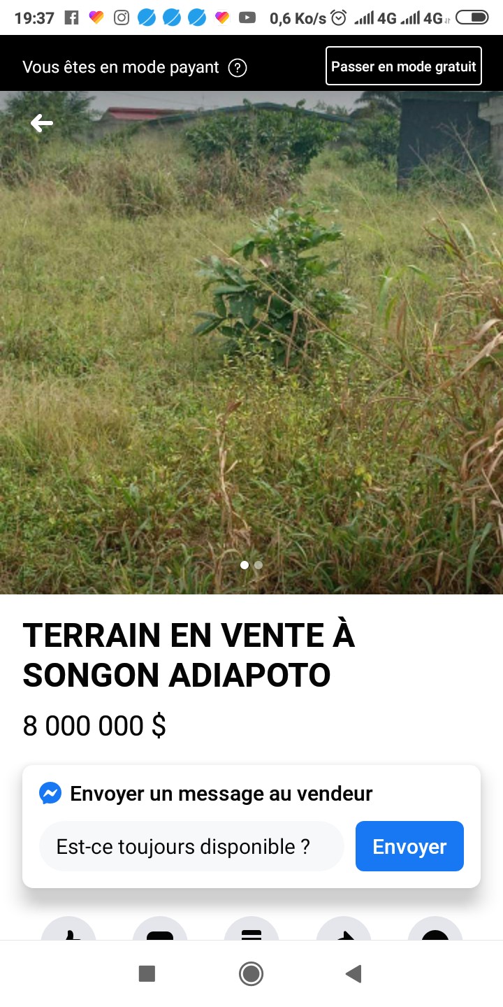 Terrains Vente Terrain Songon Adiapoto en Côte d'Ivoire - CoinAfrique ...