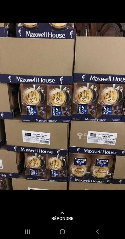 Alimentation Maxwell fine mousse au Sénégal - CoinAfrique Sénégal