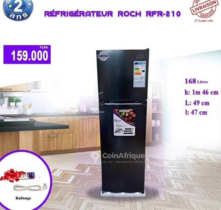 Réfrigérateurs & Congélateurs Réfrigérateur Roch 2 portes neufs et ...