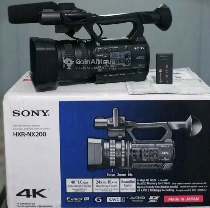Appareils photos et Caméras Caméra Sony HSX-NX200 4k et Nx100 au ...