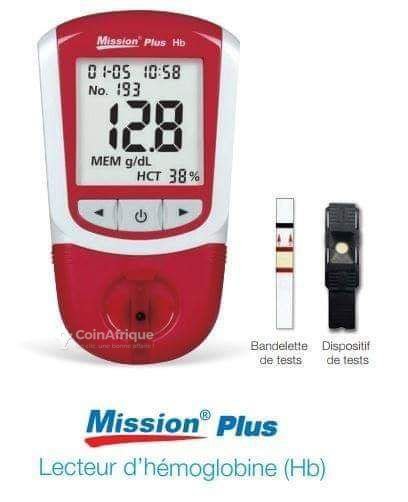 Matériel Médical Lecteur d'hémoglobine hb Mission plus hb - basic avec ...